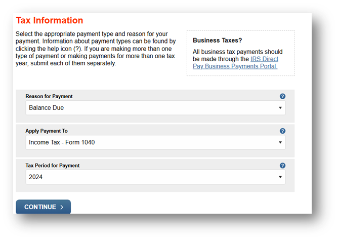 How to Make a Tax Payment Using IRS Direct Pay