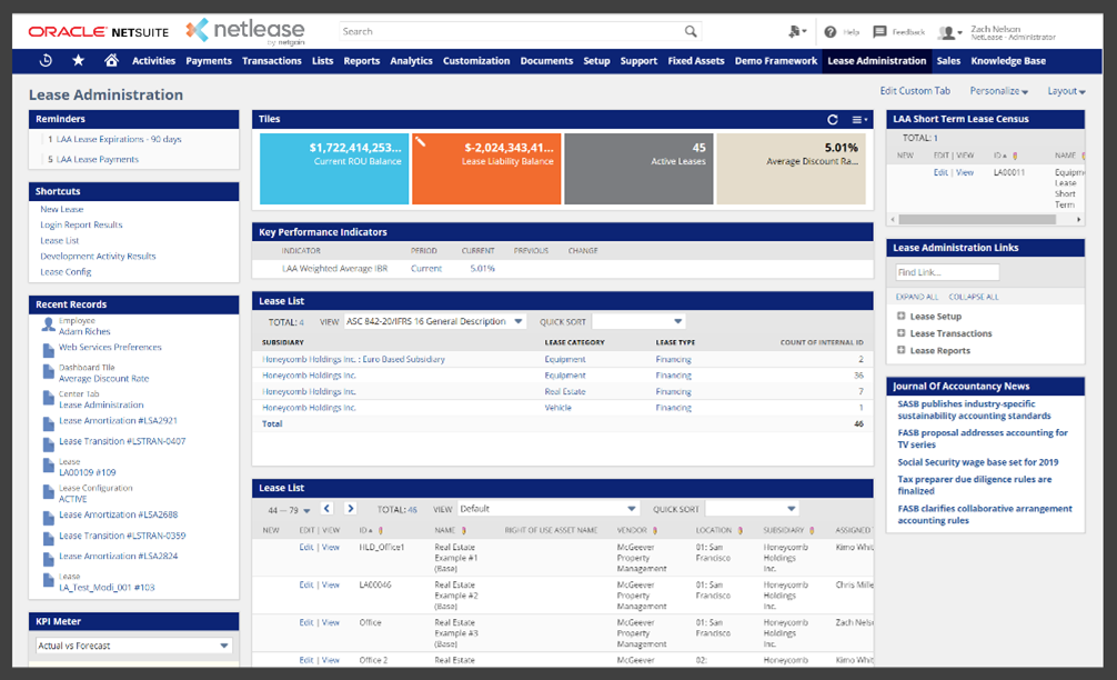 Lease Accounting Software Options